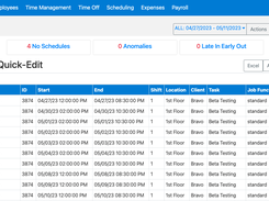 Hotel Effectiveness vs. ITCS WebClock vs. OpensoftHR Time and Attendance Comparison